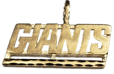 New York Giants Gold Pendant - Blaines Estate Jewelry